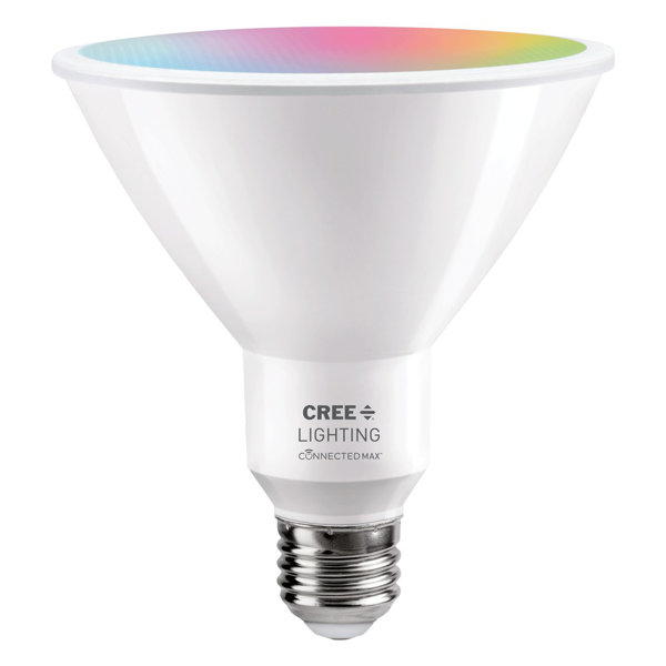 Cree 14 Watt (120 Watt Equivalent), PAR38 LED Smart, Dimmable Light ...